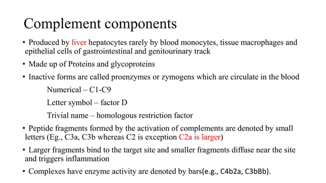 Complement system | PPT