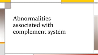 Complement system | PPTX