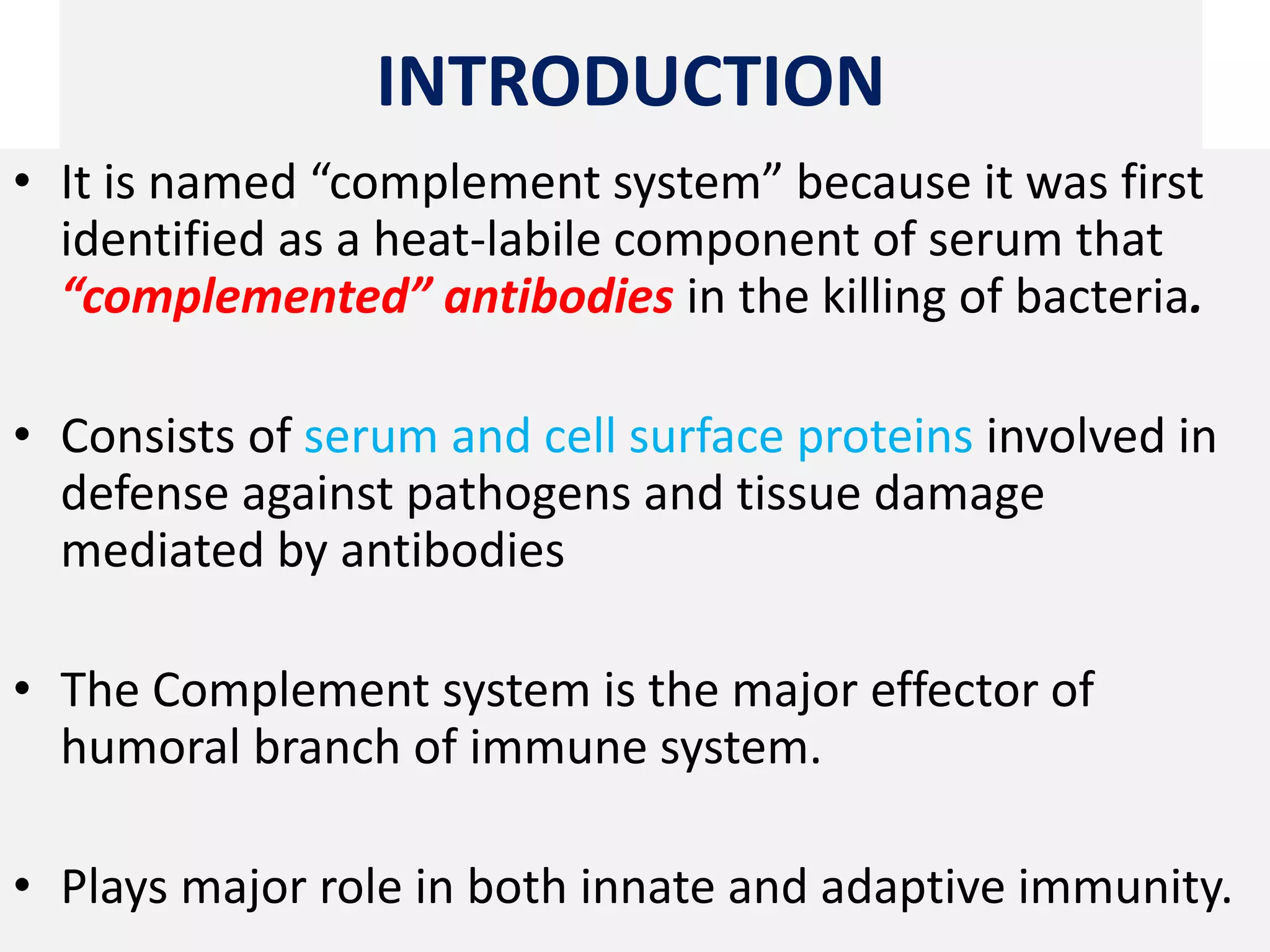 Complement system by Dr. Rakesh Prasad Sah | PPTX