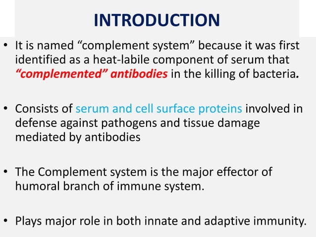 Complement system by Dr. Rakesh Prasad Sah | PPTX | Infectious Diseases ...