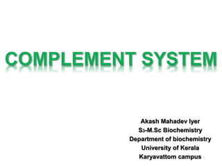 Complement system | PPT
