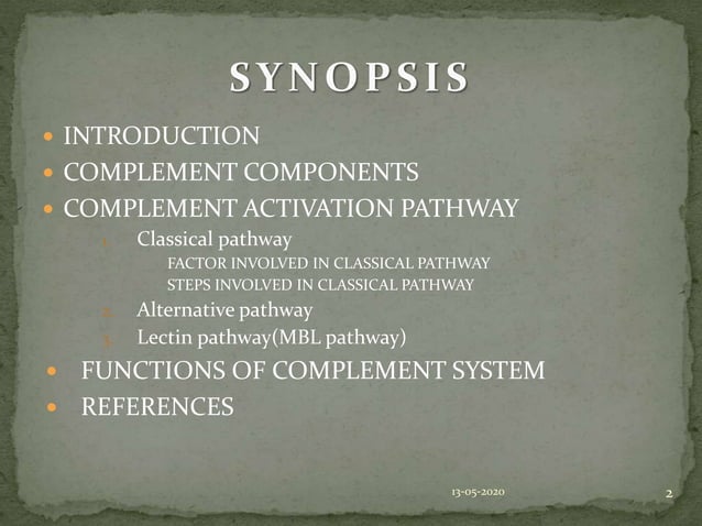 Complement system | PPT | Free Download
