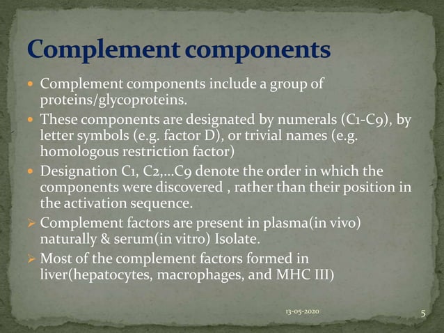 Complement system | PPT