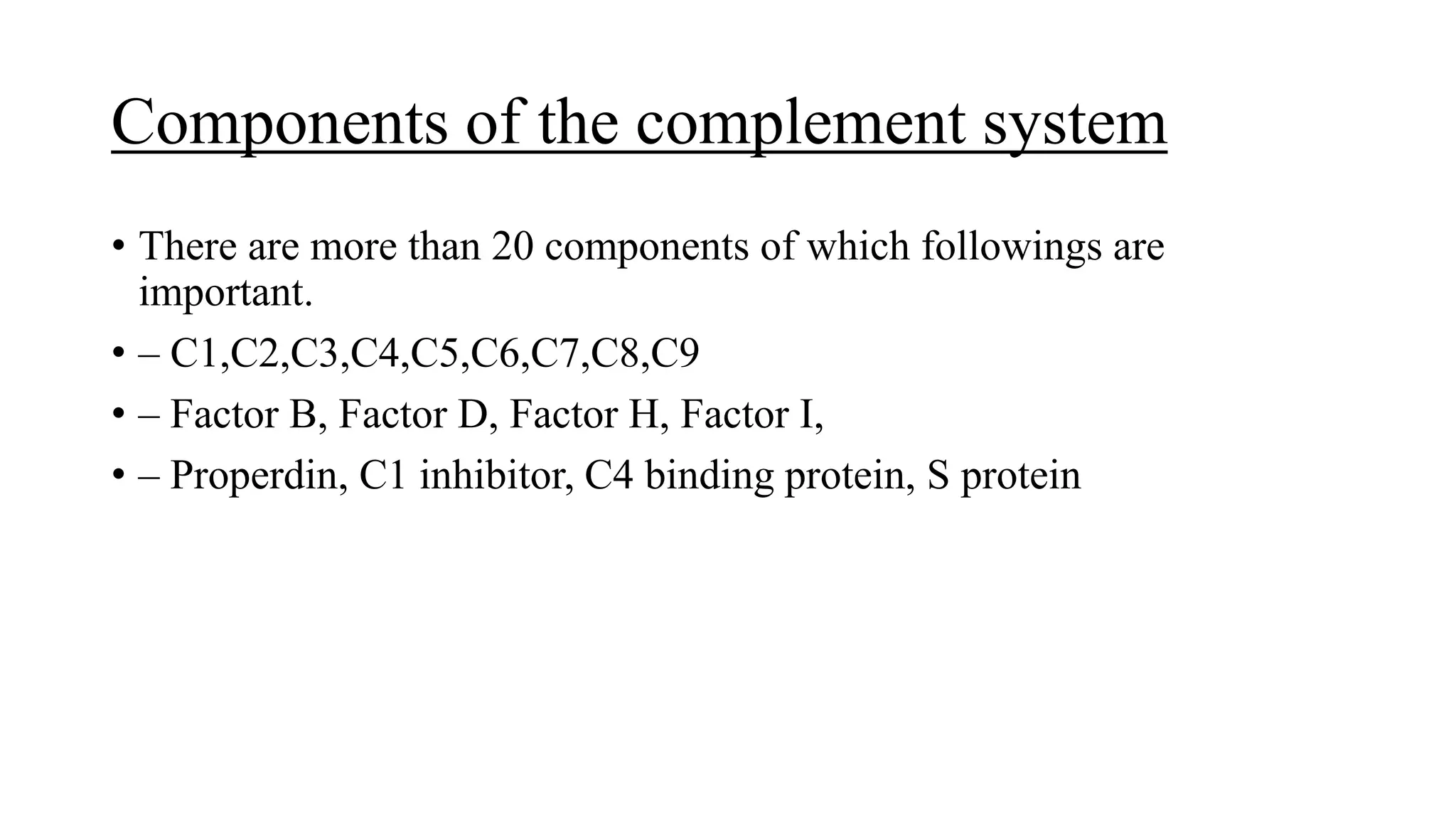 Complement system | PPTX
