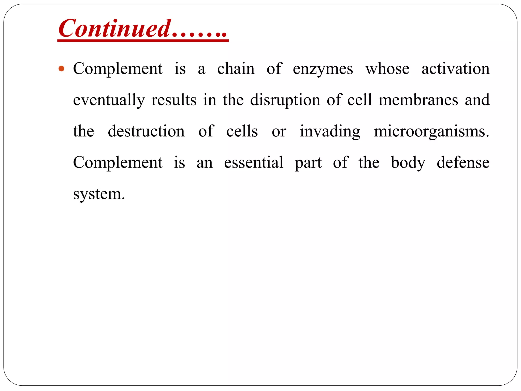 Complement system | PPT