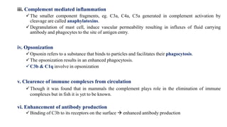 Fish Complement system- Pathways and Regulations | PPTX