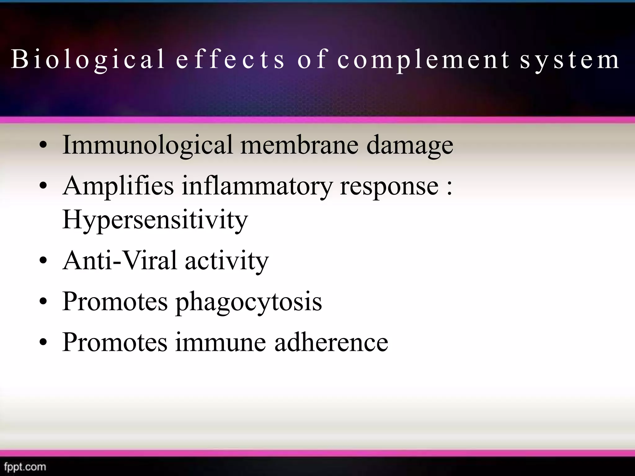 Complement system | PPTX