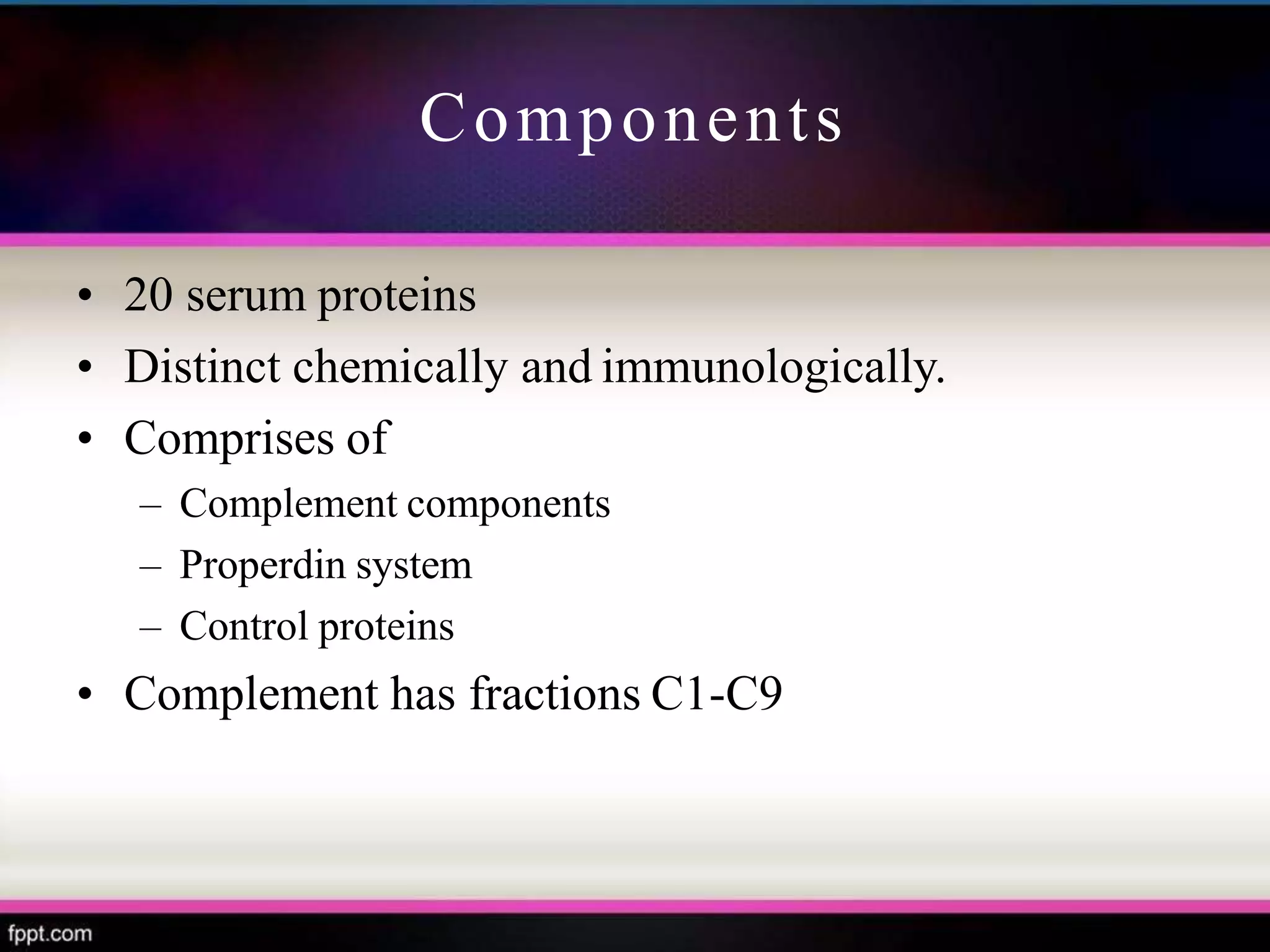Complement system | PPTX