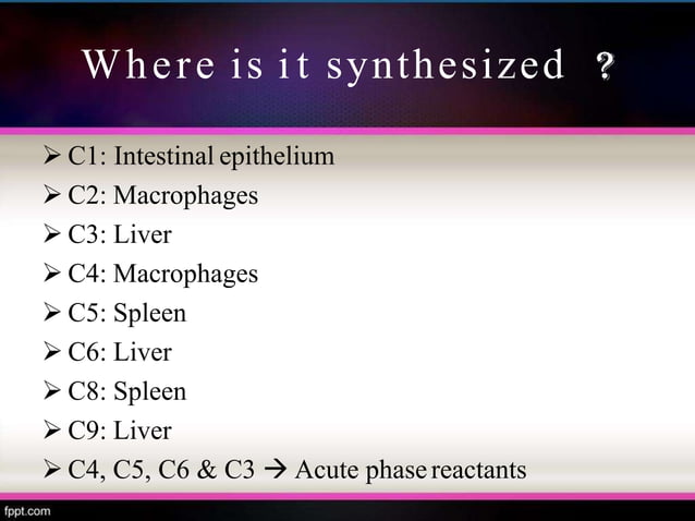 Complement system | PPT