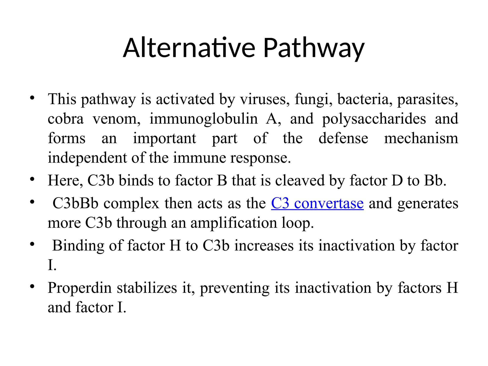Complement System Activation Of Immune System Ppt
