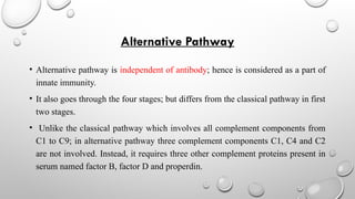 Complement System: Pathways, Regulations and biological effects.pptx