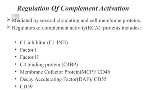 COMPLEMENT SYSTEM AND ITS CLINICAL IMPLICATIONS | PPT