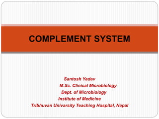 Complement system | PPTX