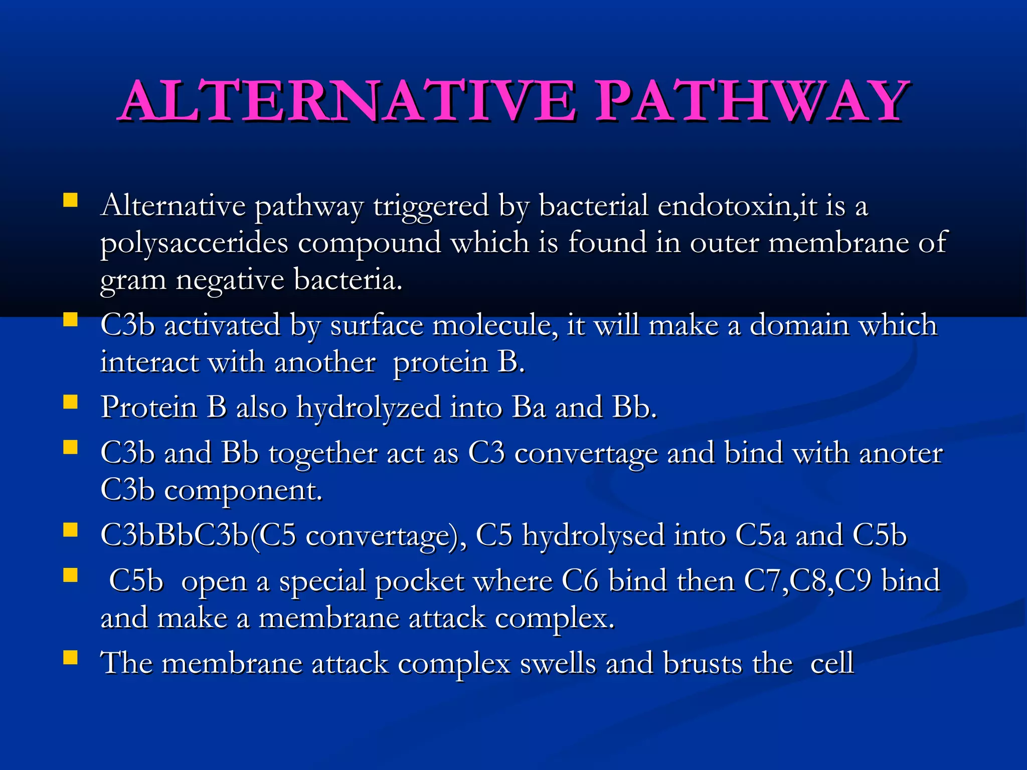 Complement system 2nd sem immunology | PPT