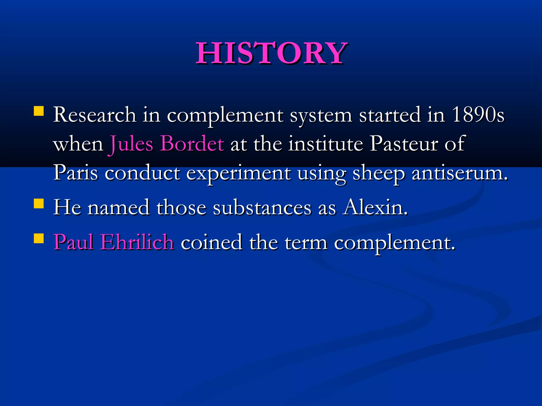 Complement system 2nd sem immunology | PPT