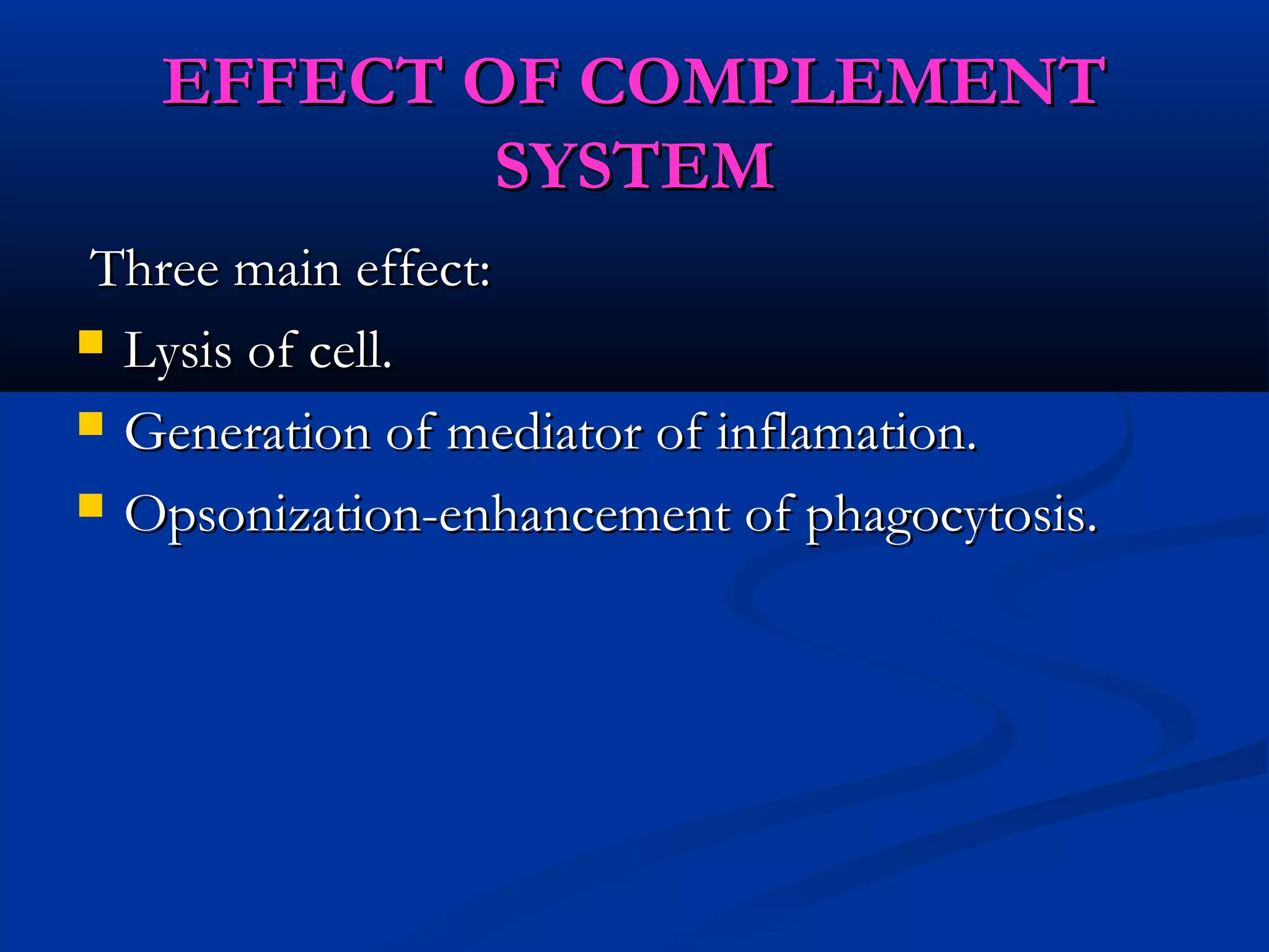 Complement system 2nd sem immunology | PPT