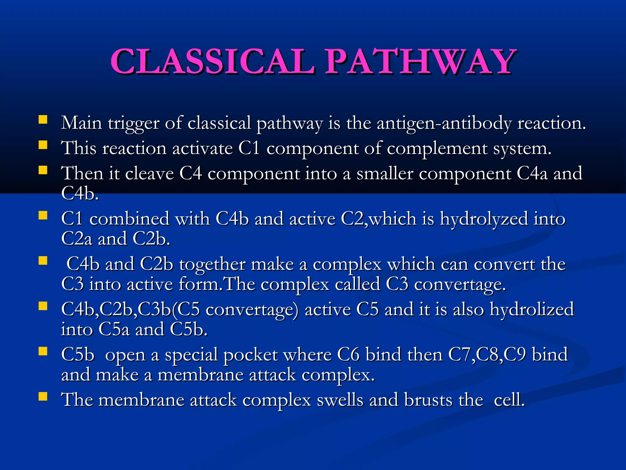 Complement system 2nd sem immunology | PPT