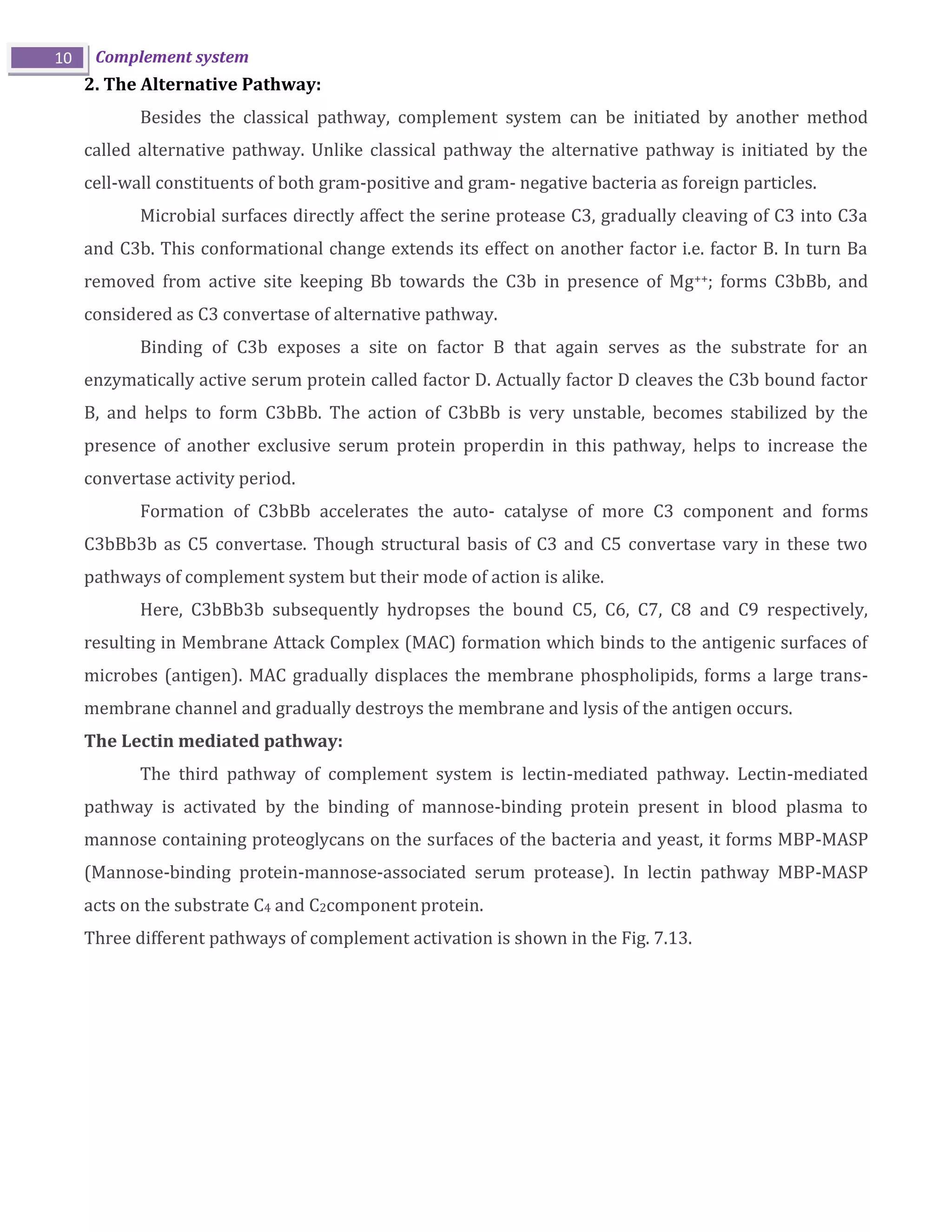 Complement system and cytokines | PDF