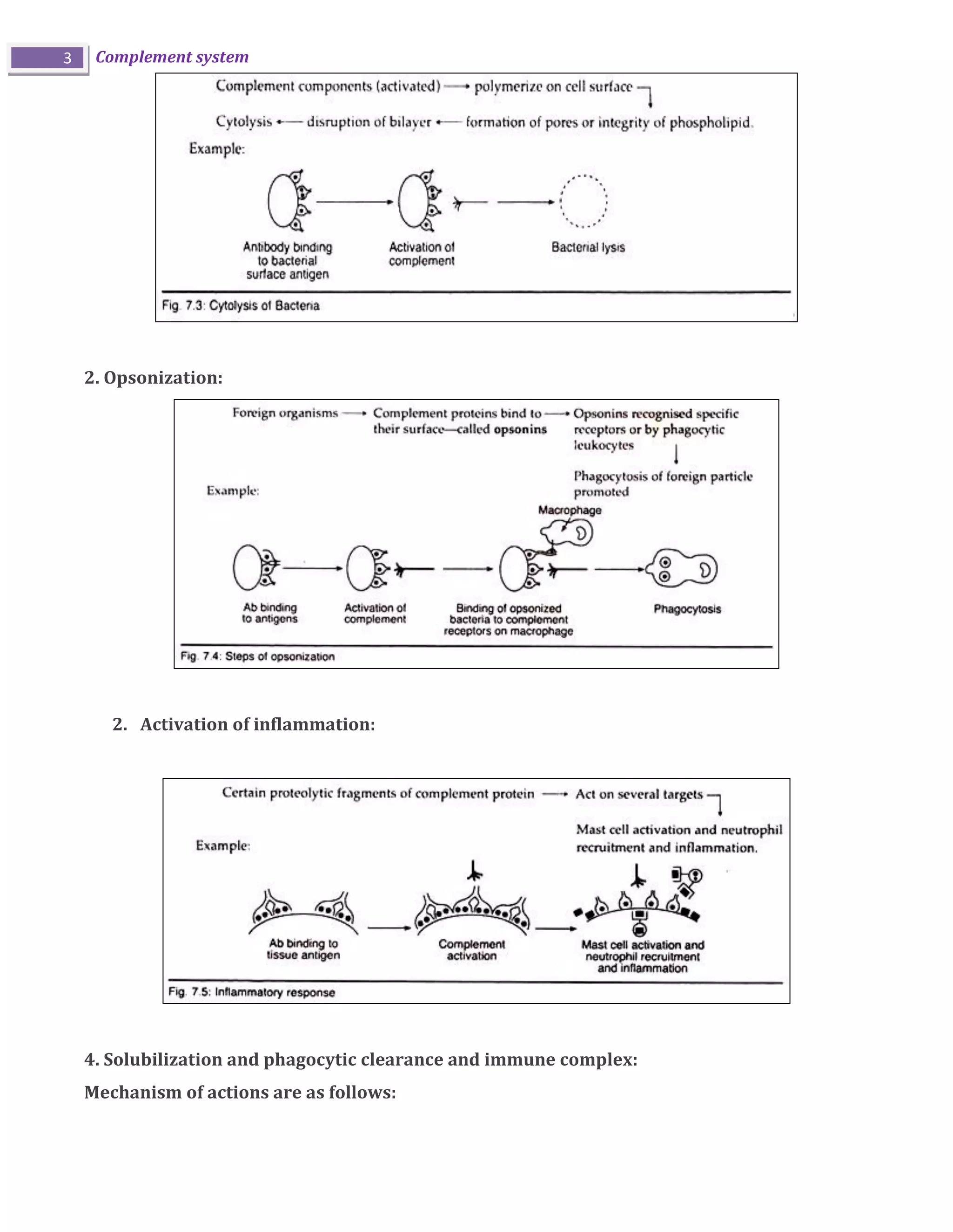 Complement system and cytokines | PDF