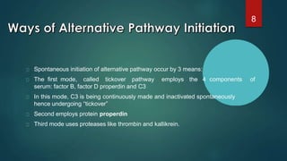Complement system and its regulation | PPTX