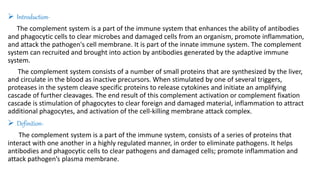 Complement system by snehasish | PPTX
