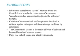 Complement System and clinical aspects . | PPTX