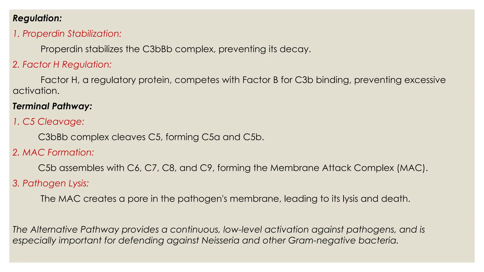 complement system Immune system and immunotechnology | PPT