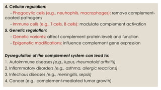 complement system Immune system and immunotechnology | PPTX
