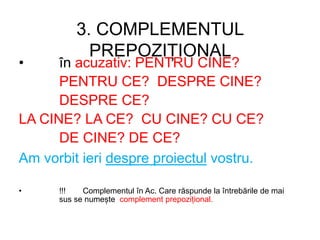 Complementul cl.6 | PPT