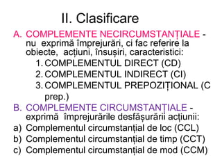 Complementul cl.6 | PPT