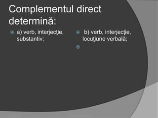 Complementul direct | PPT
