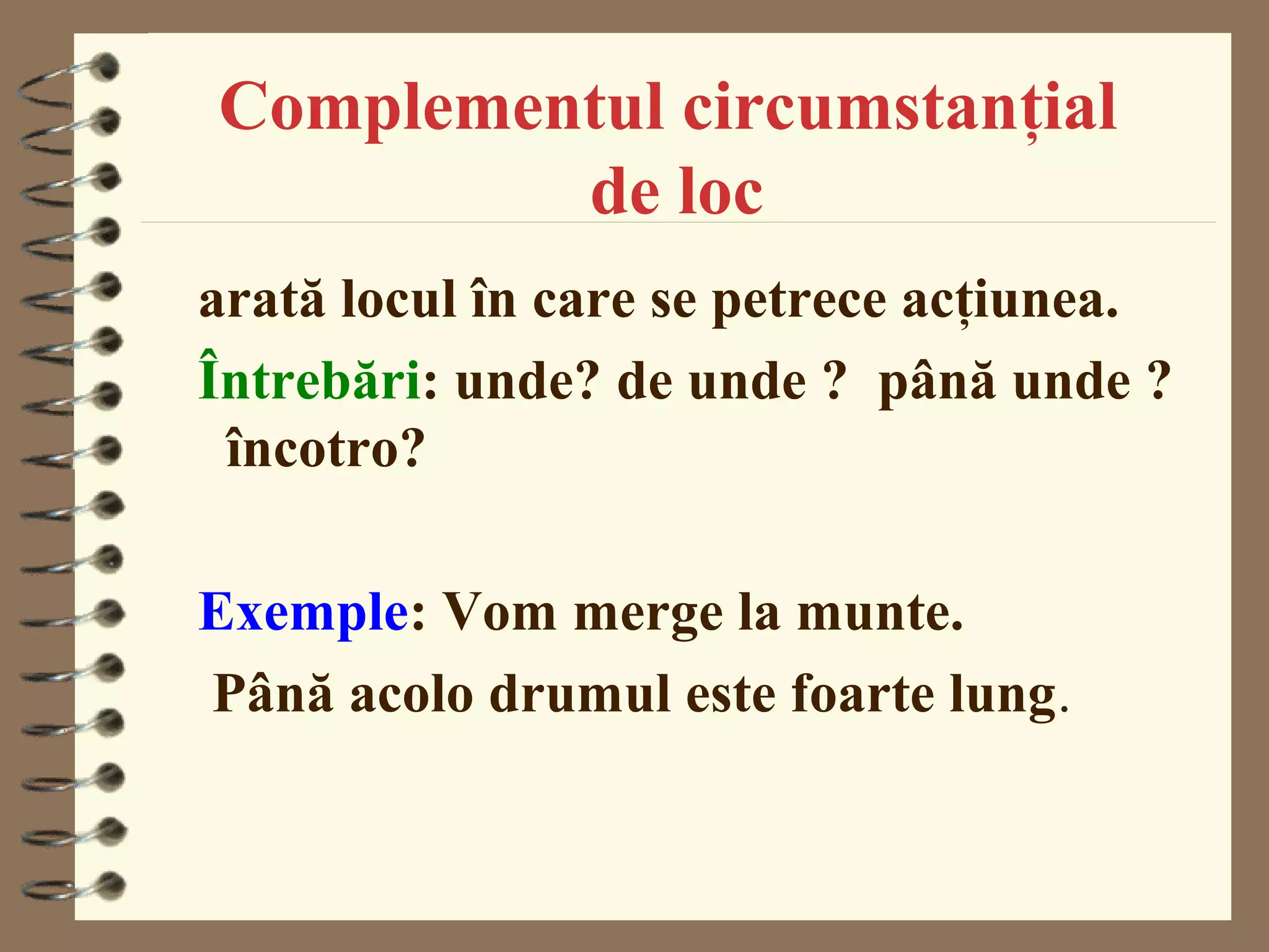 Complemetul Prezentare | PPT