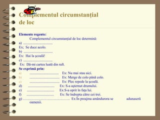 Complemetul Prezentare | PPT