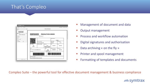 Compleo Suite 6 - The New Features | PDF