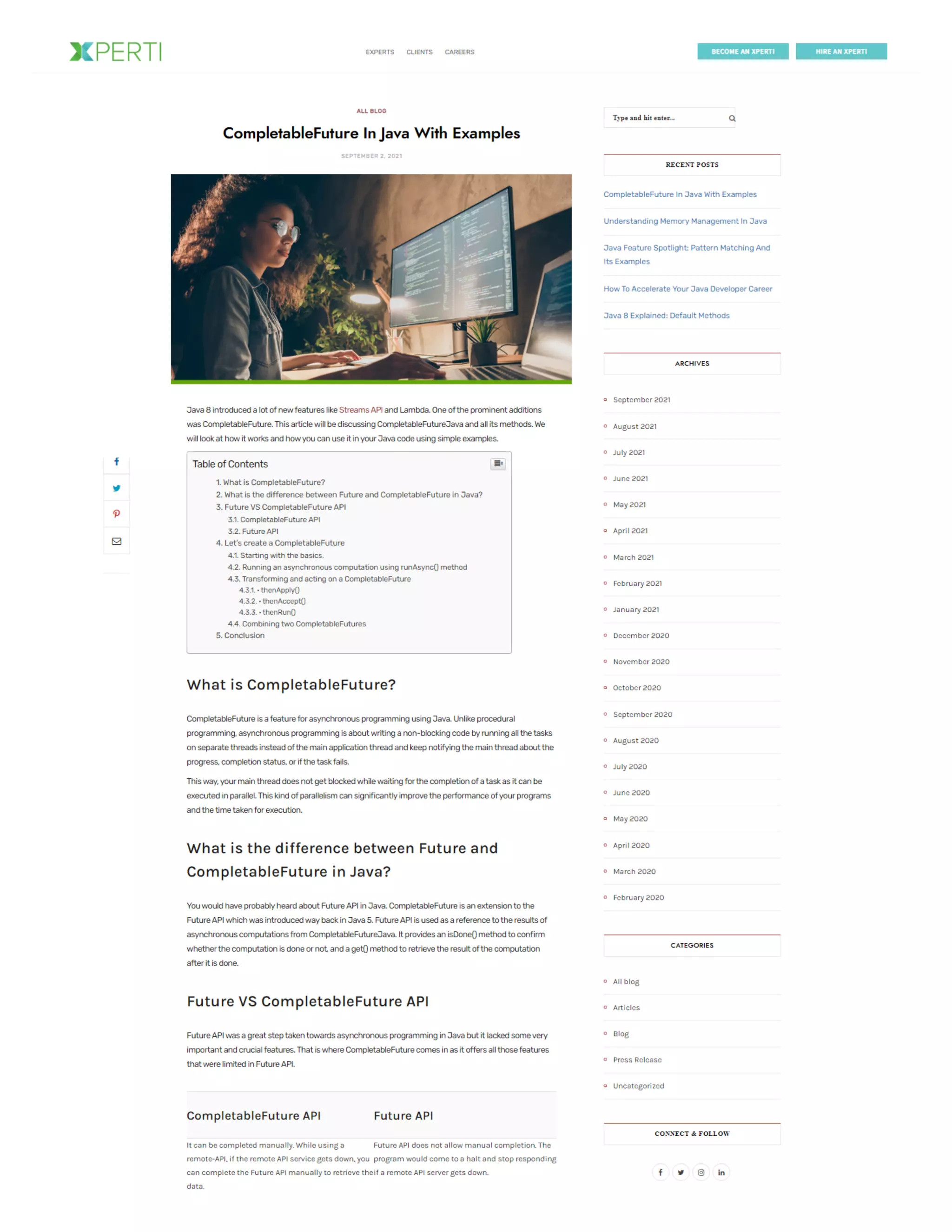 CompletableFuture In Java With Examples | PDF