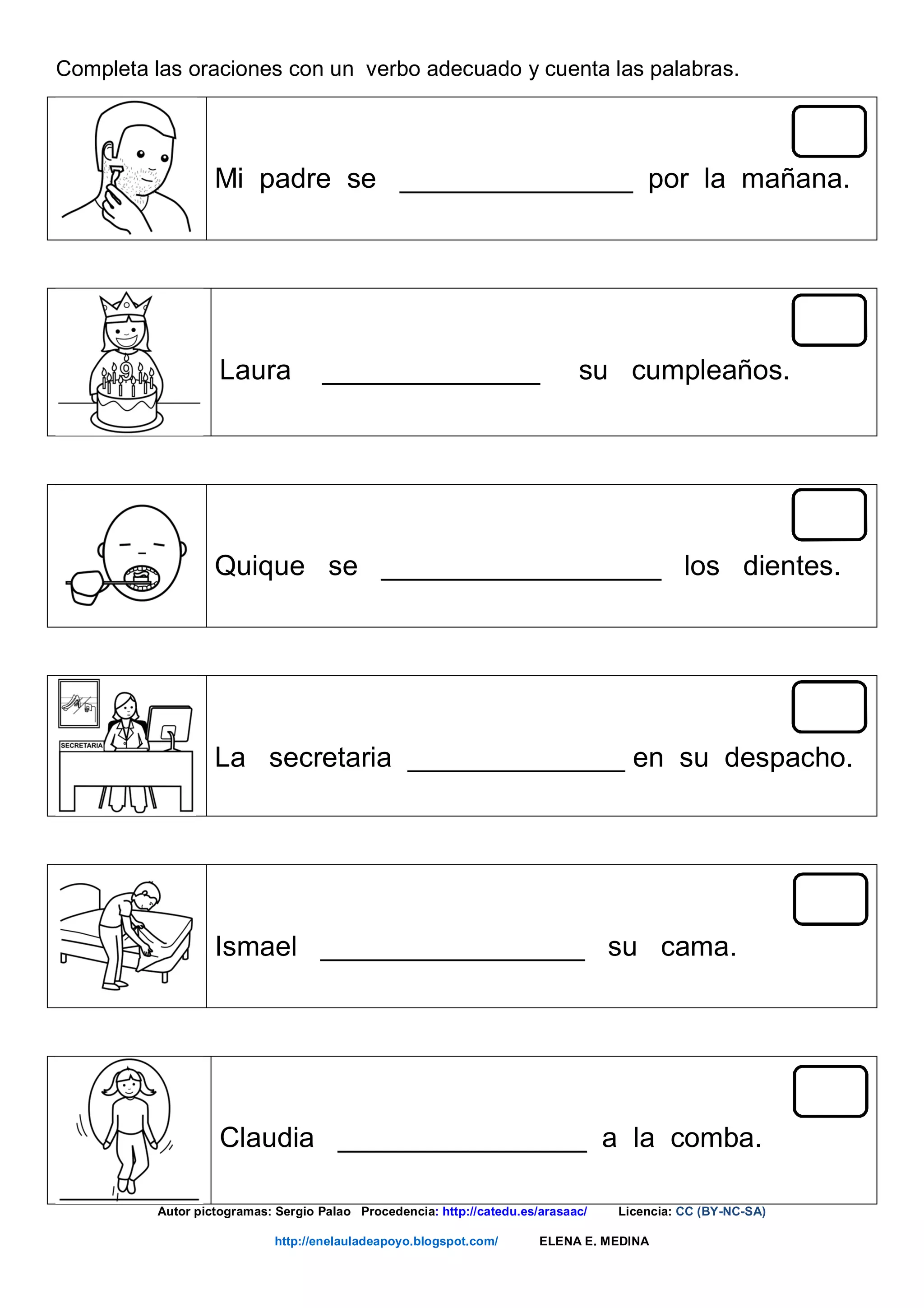 Completa oraciones | PDF