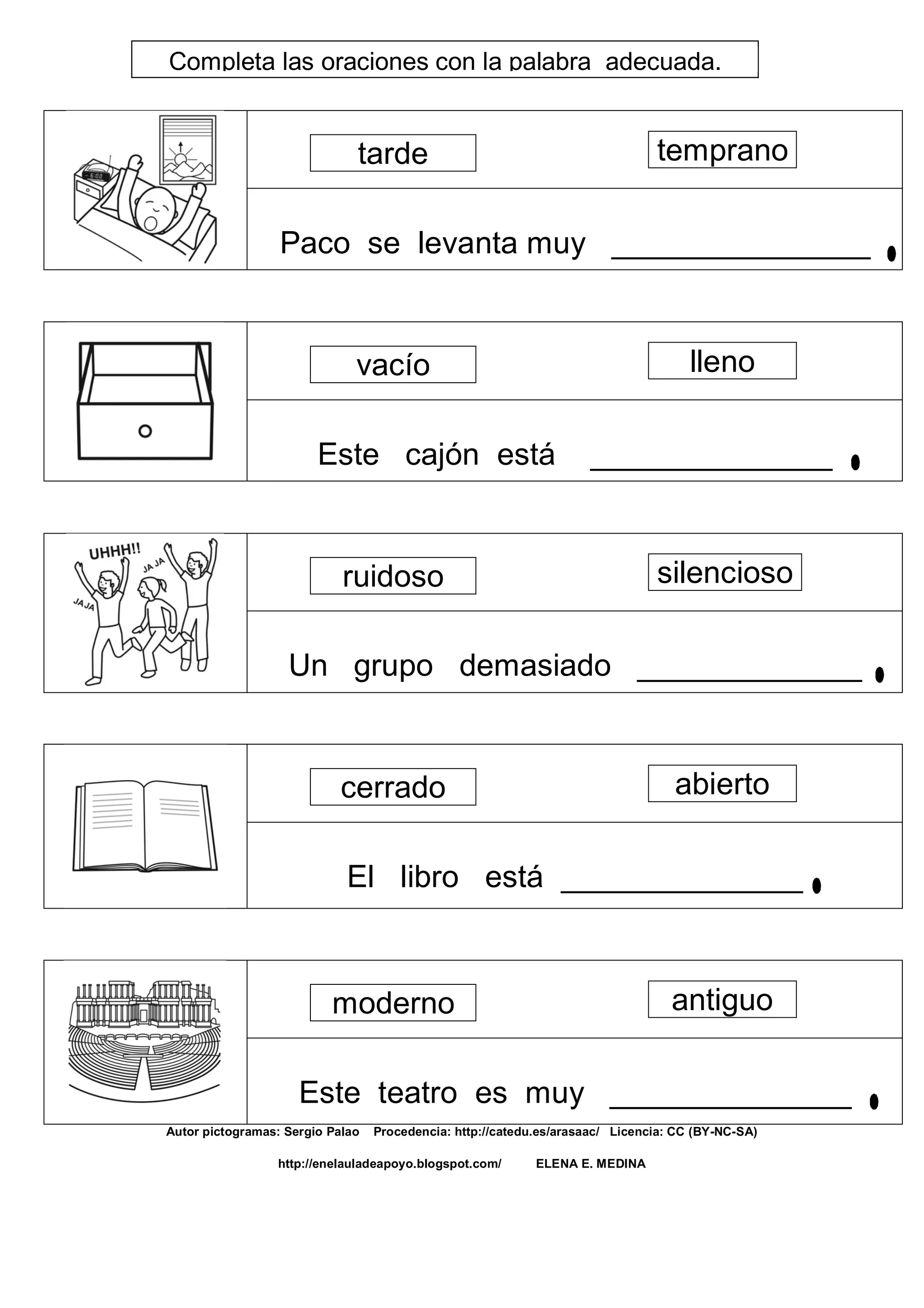 Completa oraciones | PDF