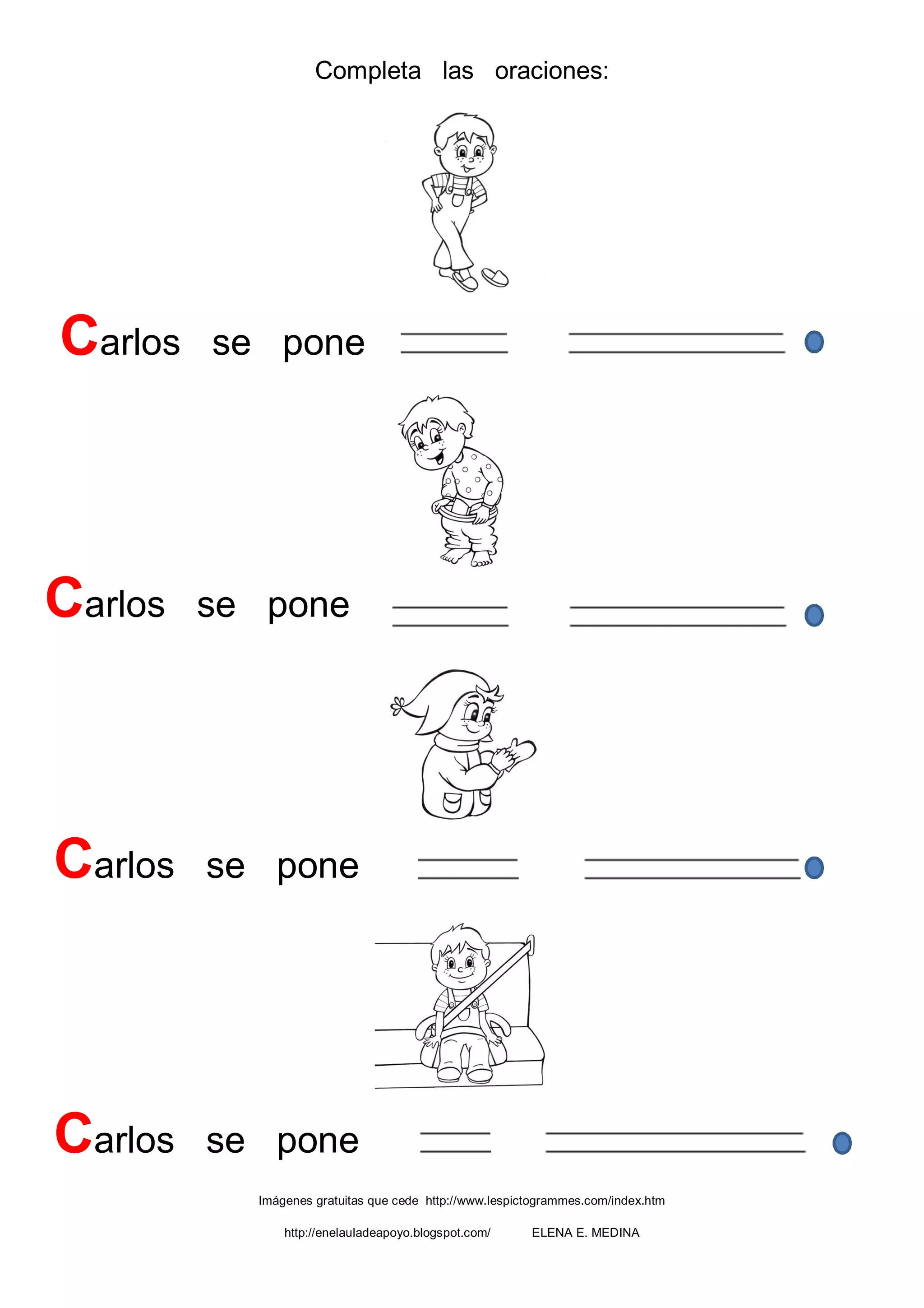 Completa oraciones | PDF