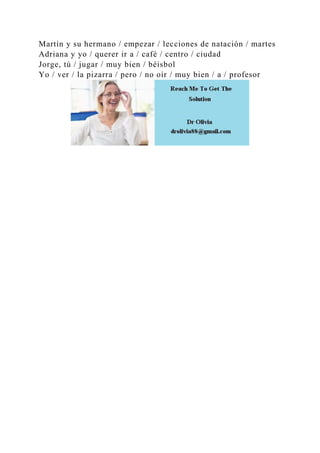 Completar Complete each sentence with the conjugated yo form.docx