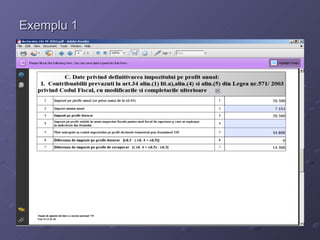 Completarea Declaratiei 101 | PPT