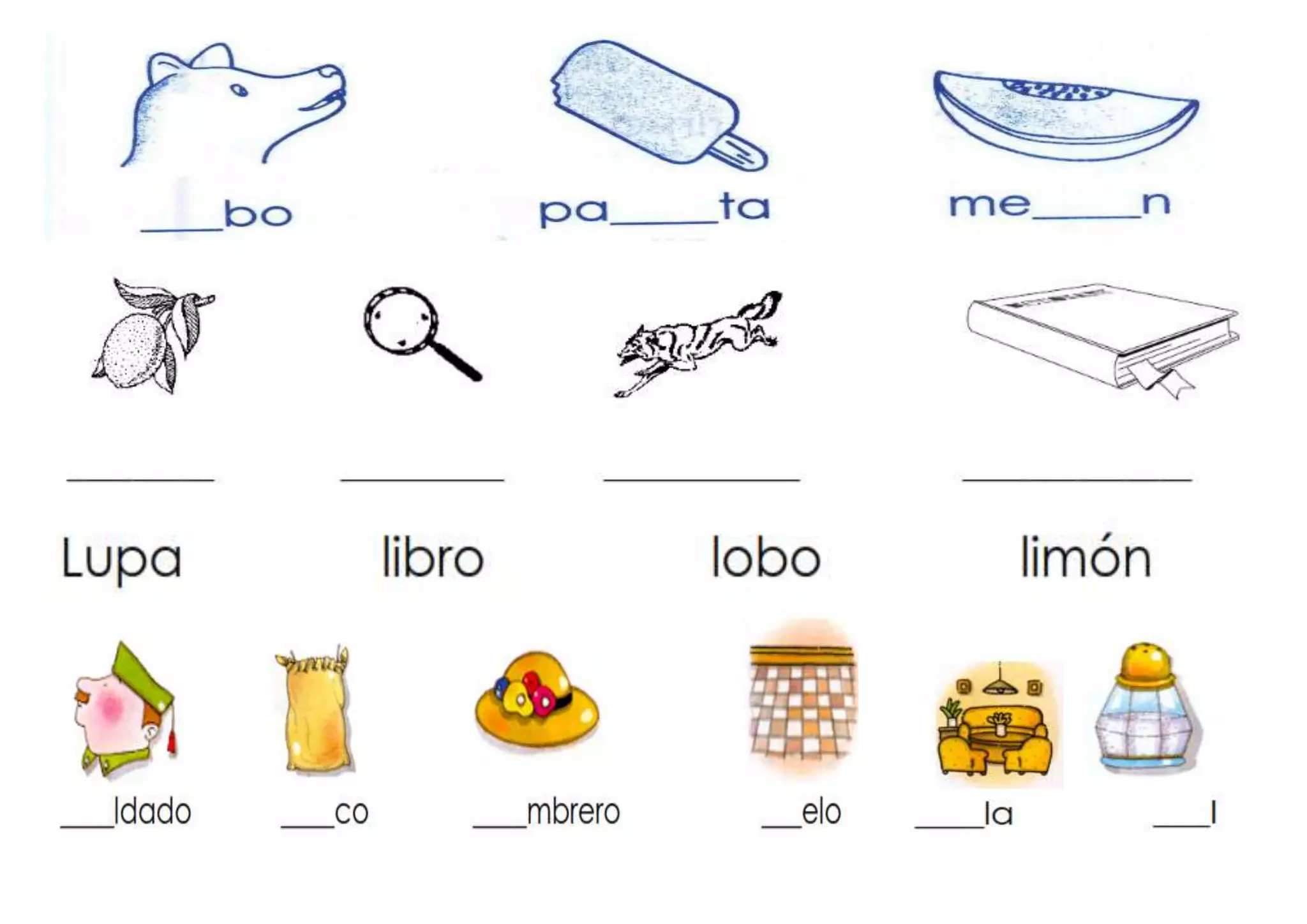 Completar palabras | PPT