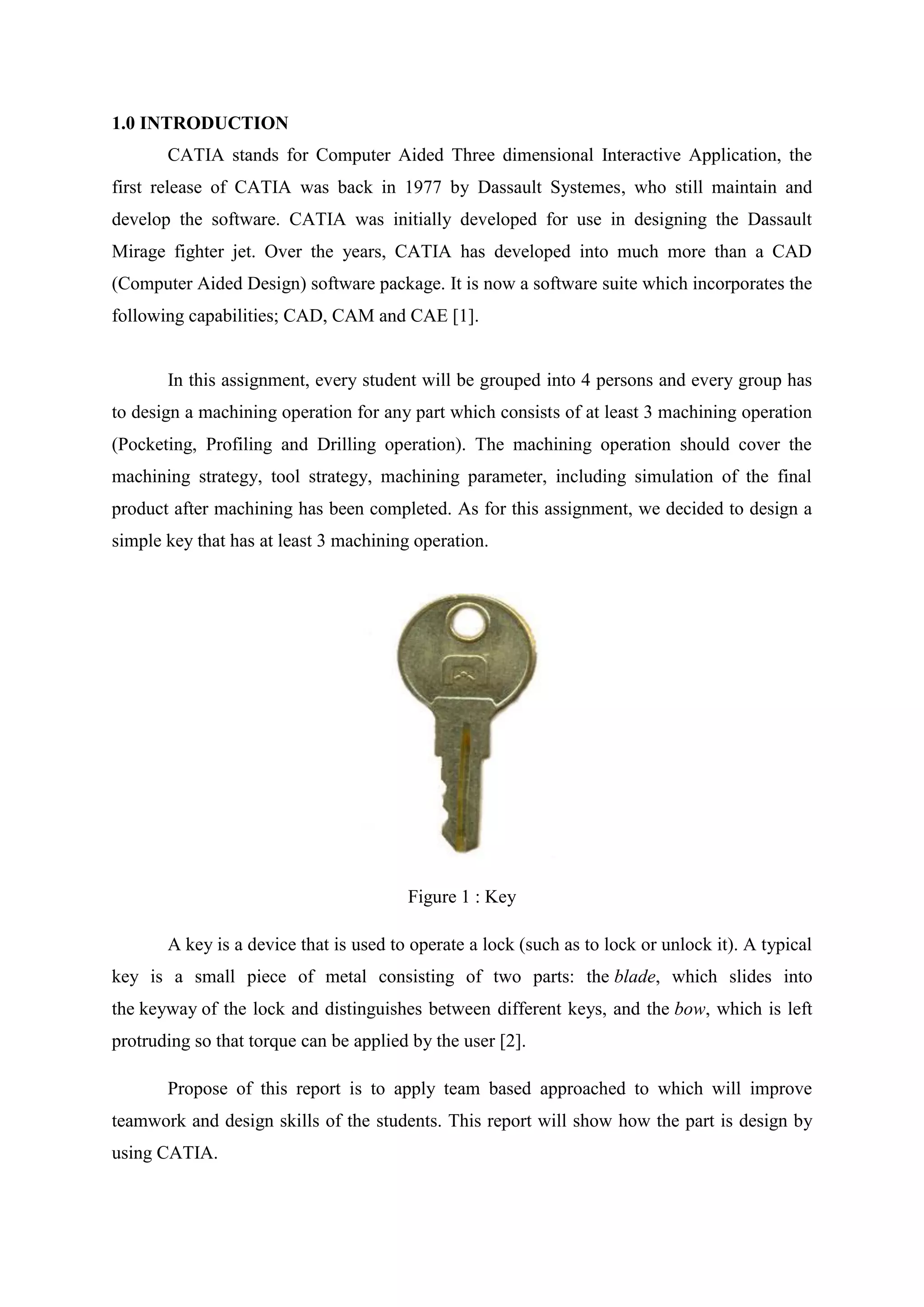 Introduction to CATIA (KEY) - CAD/CAM | PDF