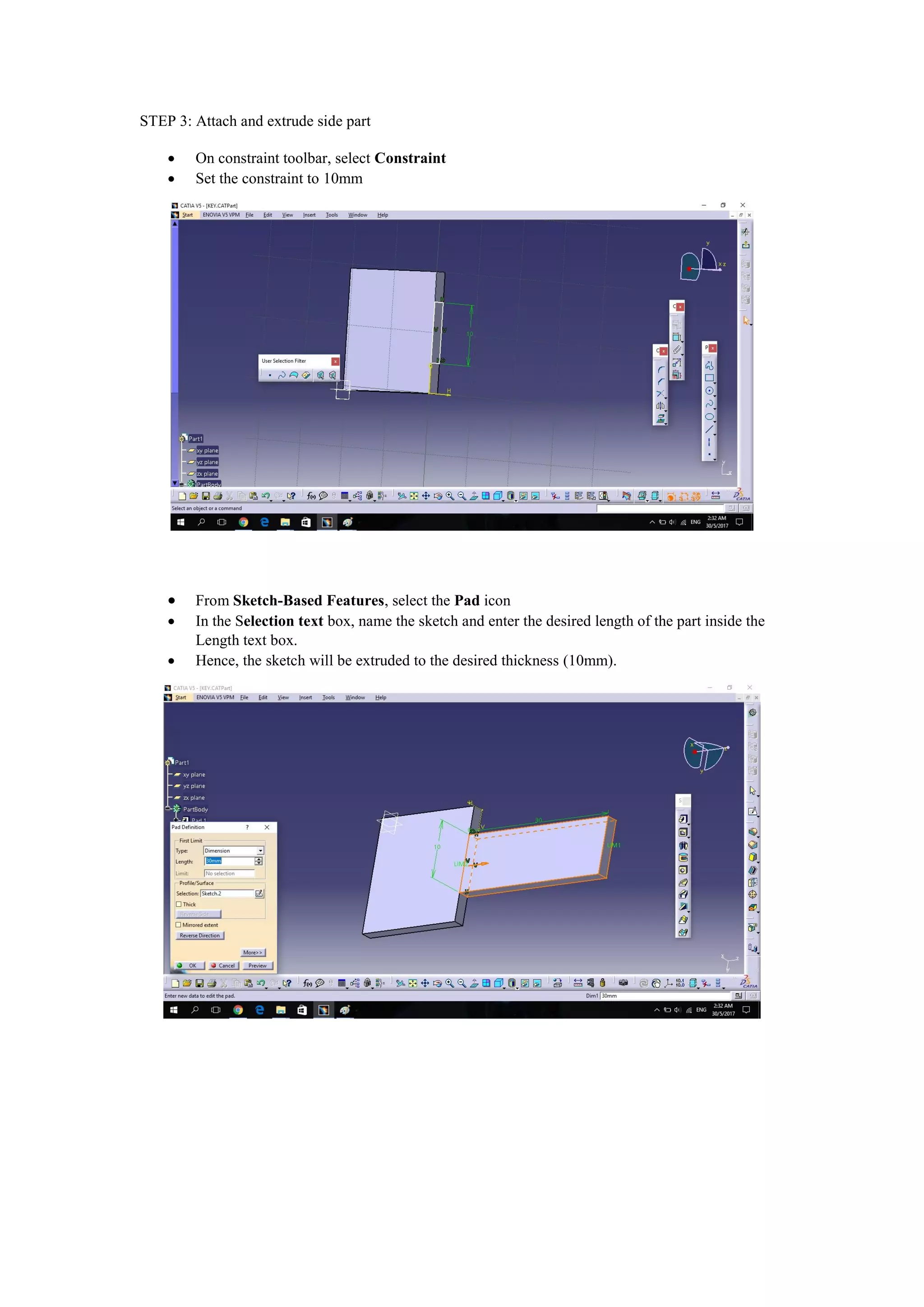 Introduction to CATIA (KEY) - CAD/CAM | PDF