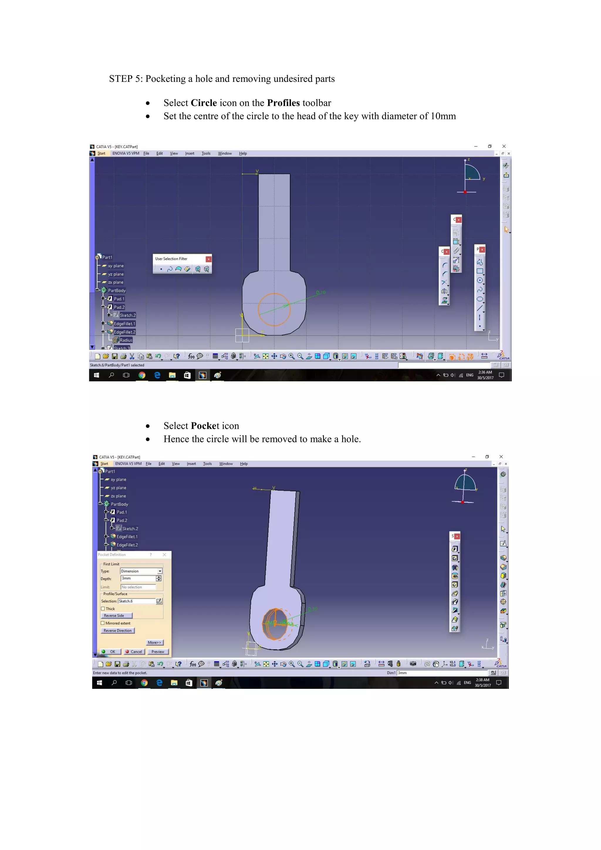 Introduction to CATIA (KEY) - CAD/CAM | PDF