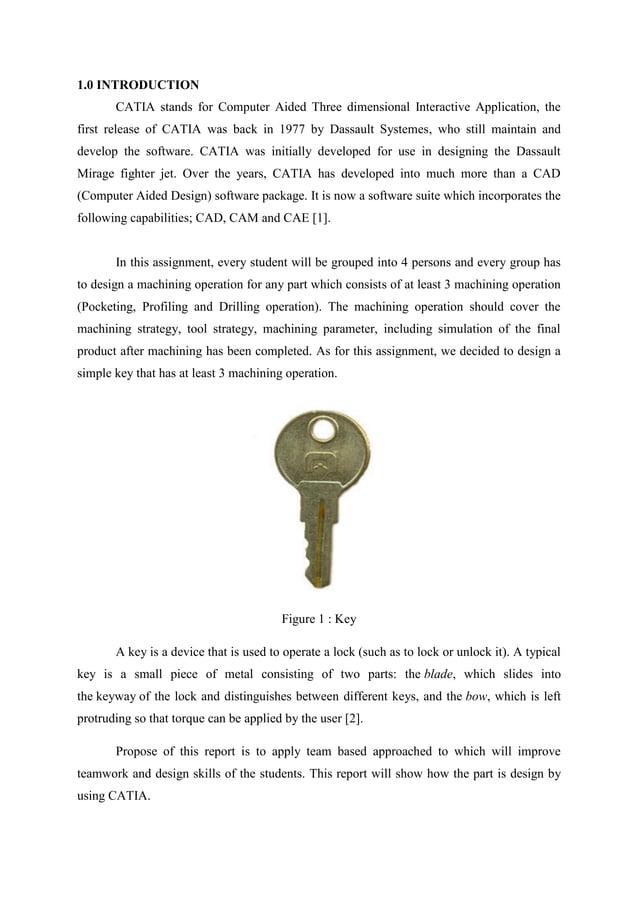 Introduction to CATIA (KEY) - CAD/CAM | PDF