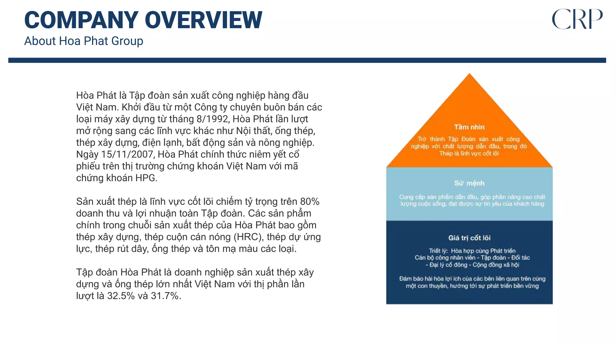 CRP's Case study 1: Hoa Phat Group | PDF