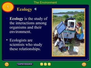 Complete Chapter 9:1 The Environment | PPT