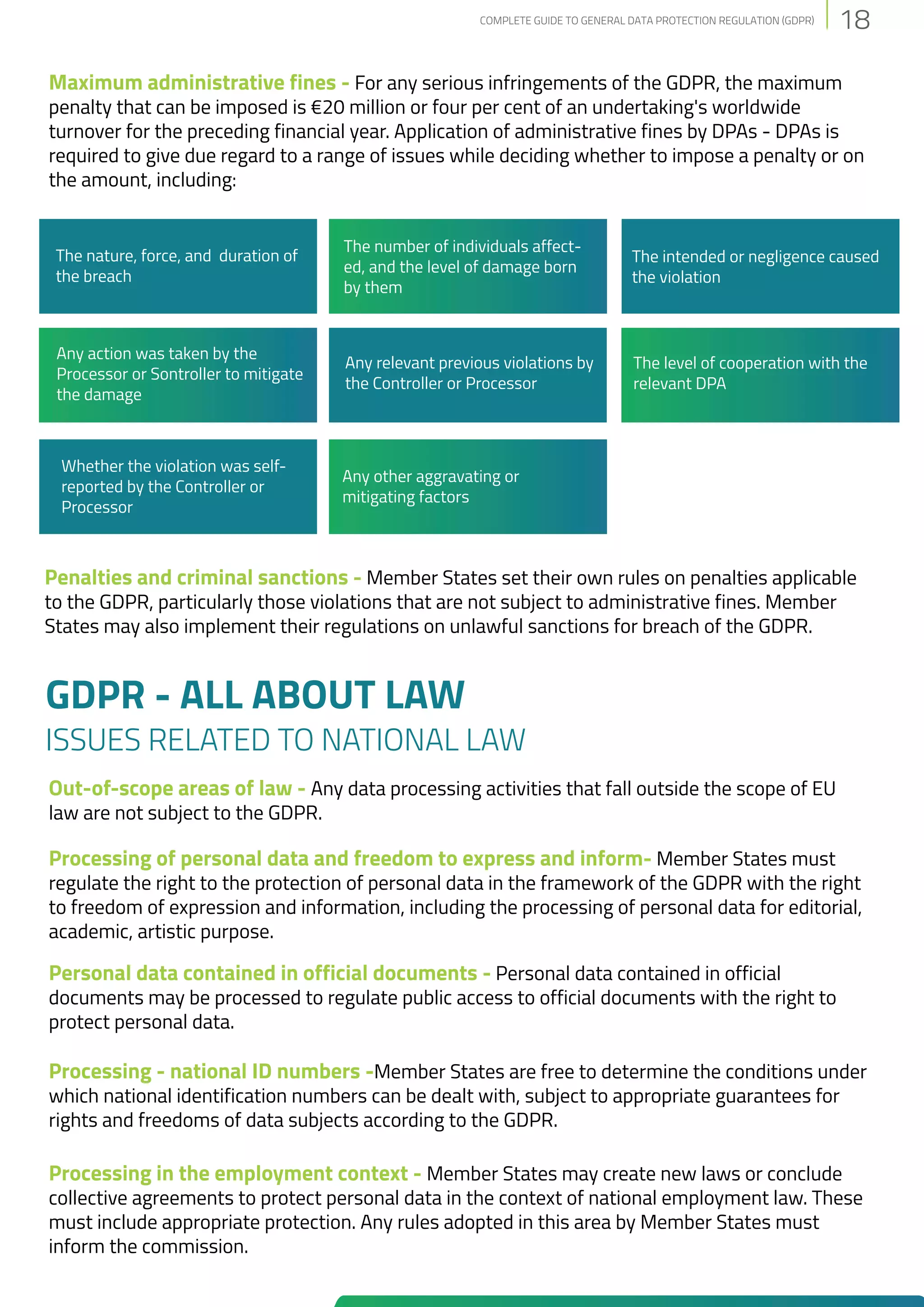 Complete Guide to General Data Protection Regulation (GDPR) | PDF