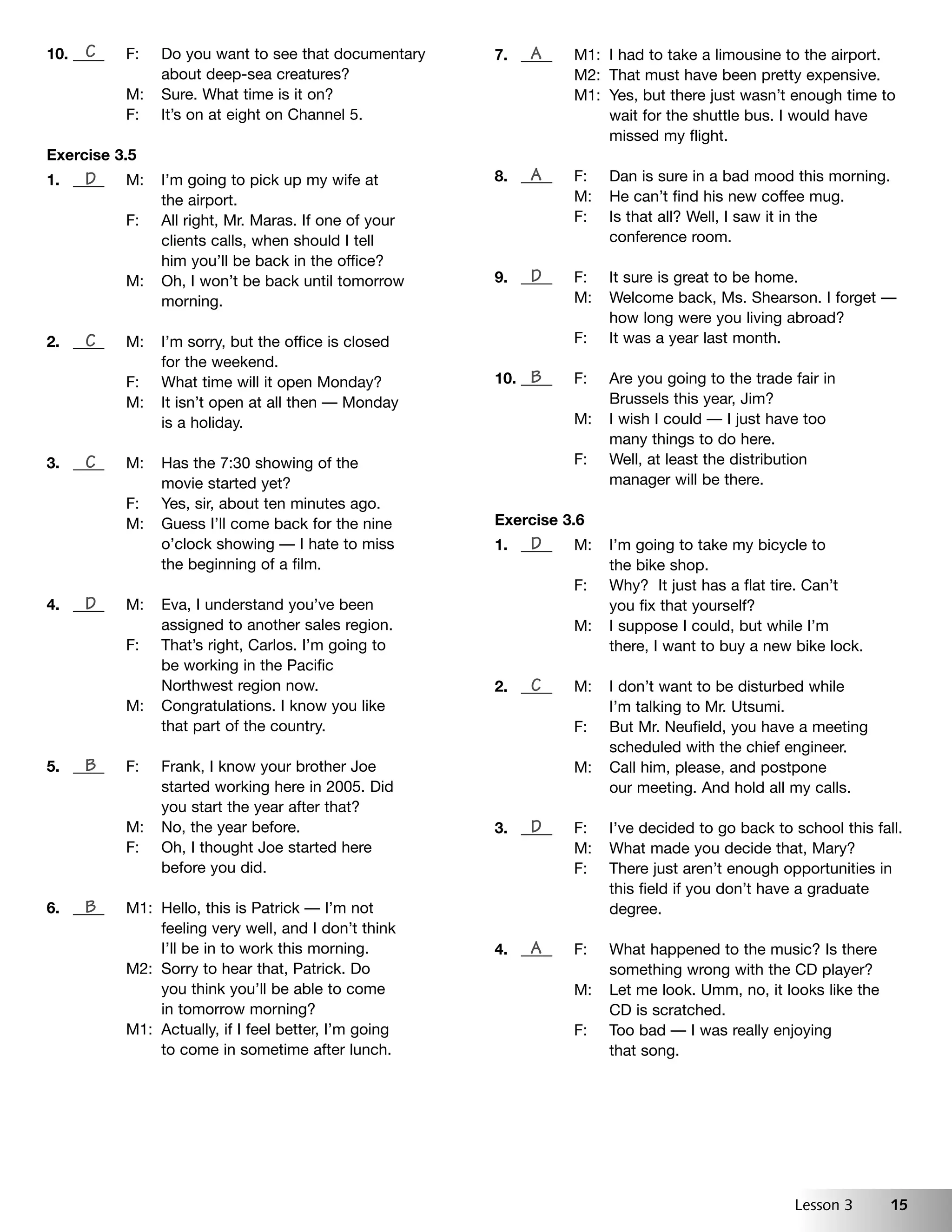 Complete guide-to-toeic-test---answer keys | PDF