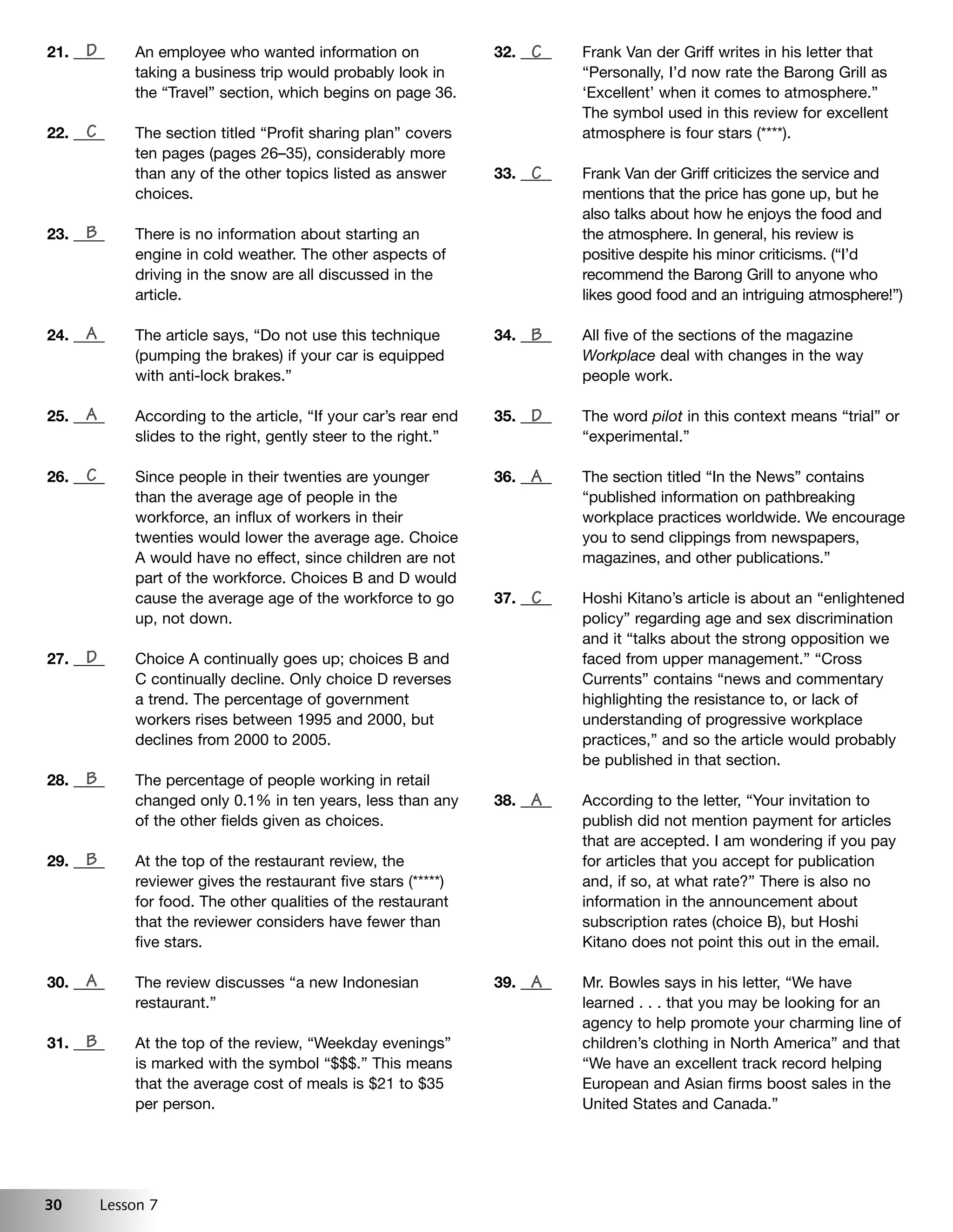Complete guide-to-toeic-test---answer keys | PDF